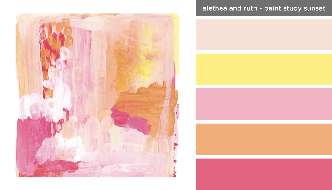 Art Inspired Palette: Alethea and Ruth-Paint Study Sunset | The Design ...
