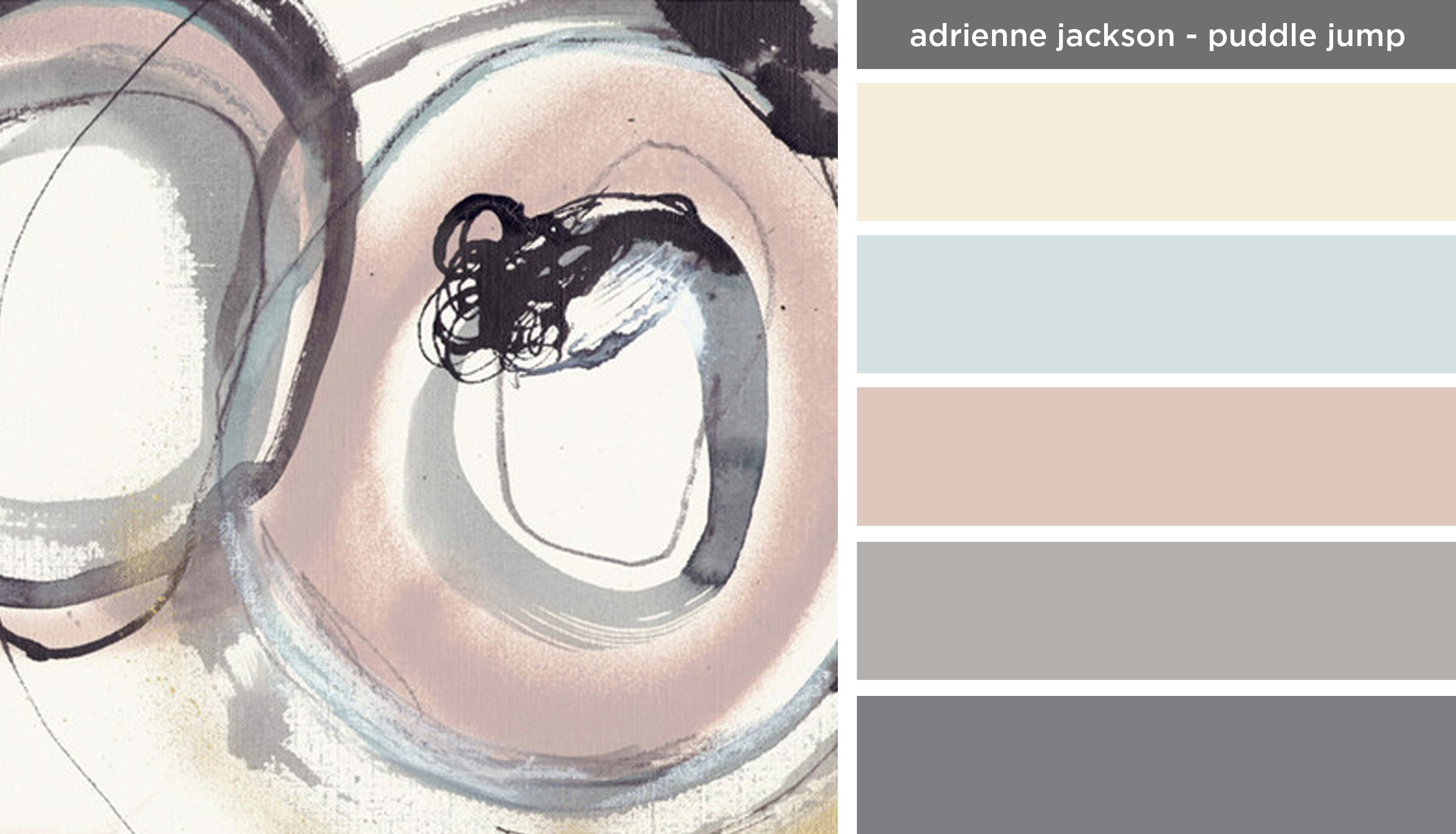 Art Inspired Palette: Adrienne Jackson-Puddle Jump | The Design ...