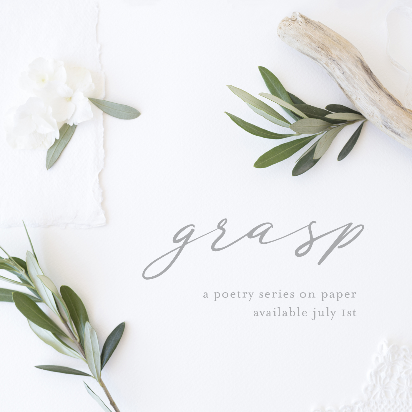 Grasp – A poetry series on paper | The Design Inspirationalist